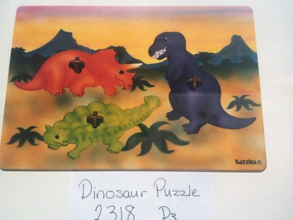 Three Dinosaurs Puzzle